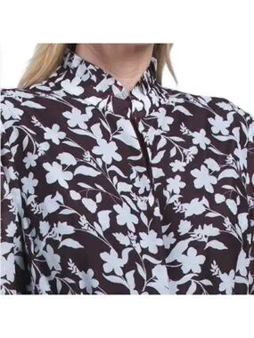 Elie Tahari | Dresses | Elie Tahari Blouson Elbow Sleeve Split Vneck ...